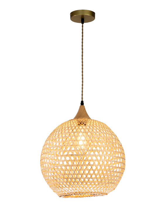 When it comes to overhead lighting our globe rattan pendant light ...