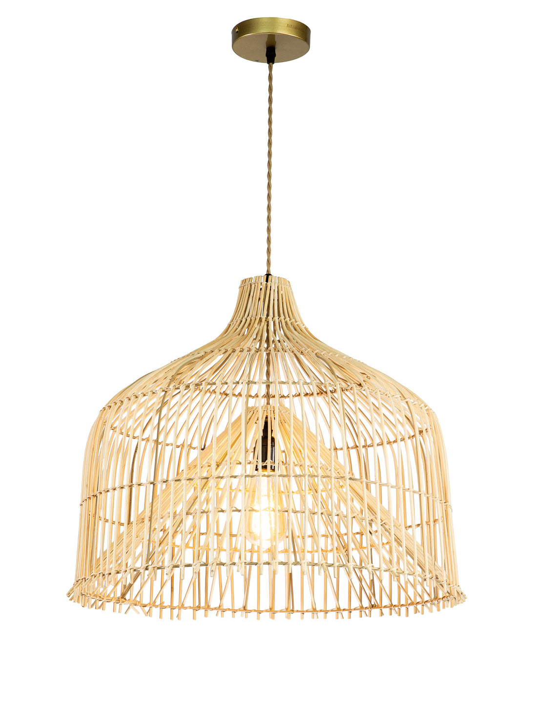 This oversize pendant light bring a natureinspired lighting look to ...