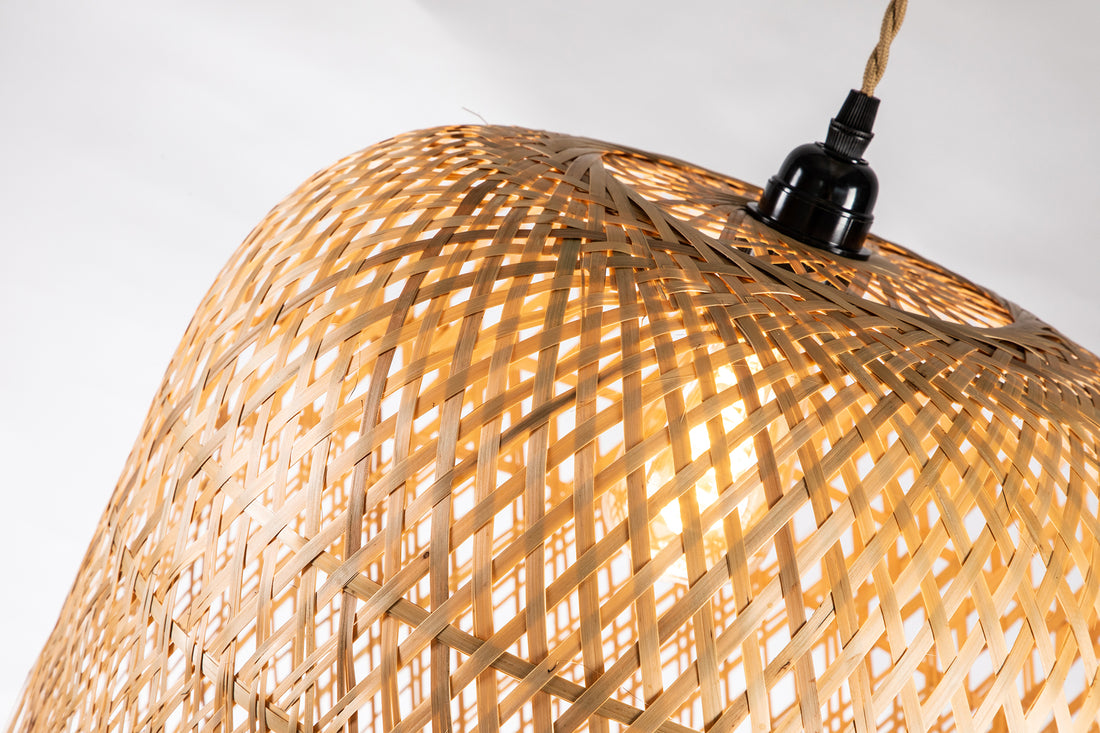 Entirely handmade, this cozy pendant light is a trendy shade with its ...
